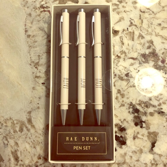 Rae Dunn | Office | Nwt Rae Dunn Pen Set 3 Pcs | Poshmark